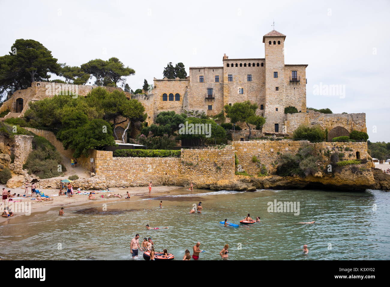 Spain, UK. 29 August, 2017. 'Tamarit Castle, Tarragona, Catalonia ...