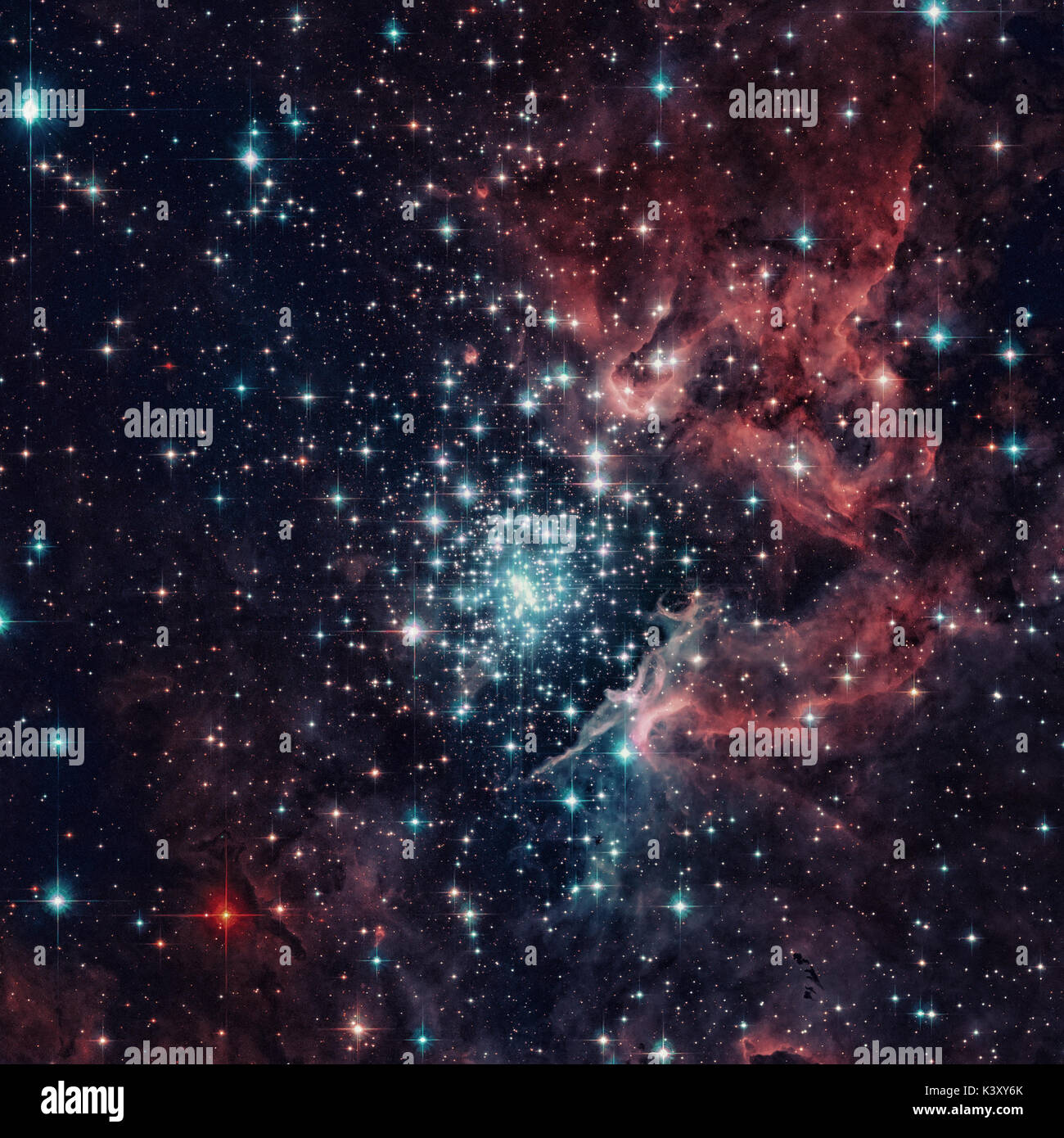 Nebula Ngc 3603 Open Cluster High Resolution Stock Photography and ...