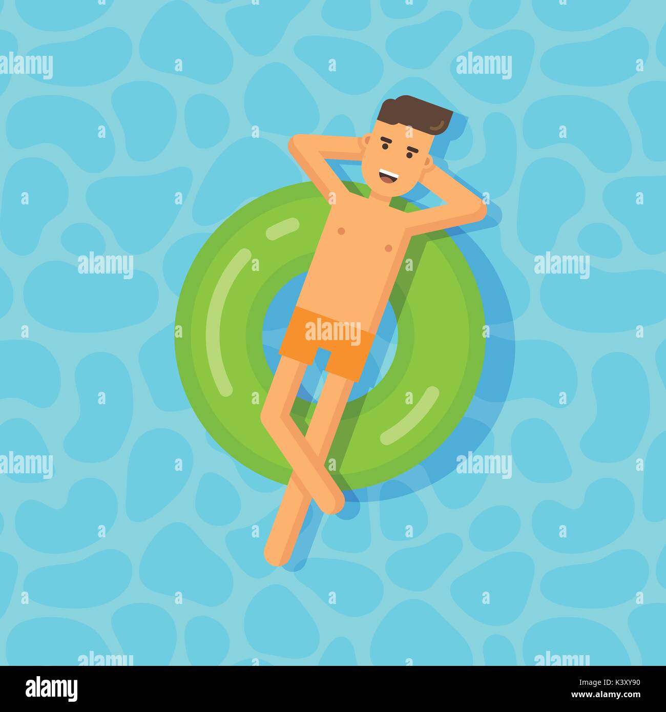 Young male in warm Stock Vector Images - Alamy