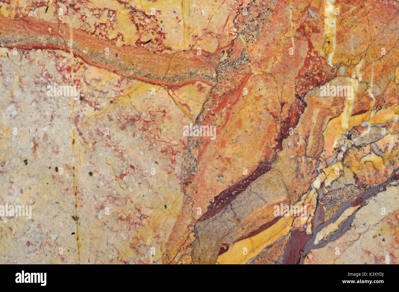 Pattern of the Sarrancolin marble stone polished Stock Photo - Alamy