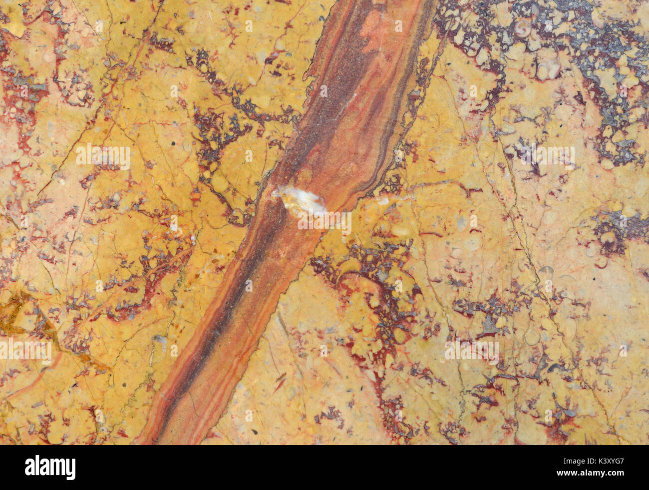 Pattern of the Sarrancolin marble stone polished Stock Photo - Alamy