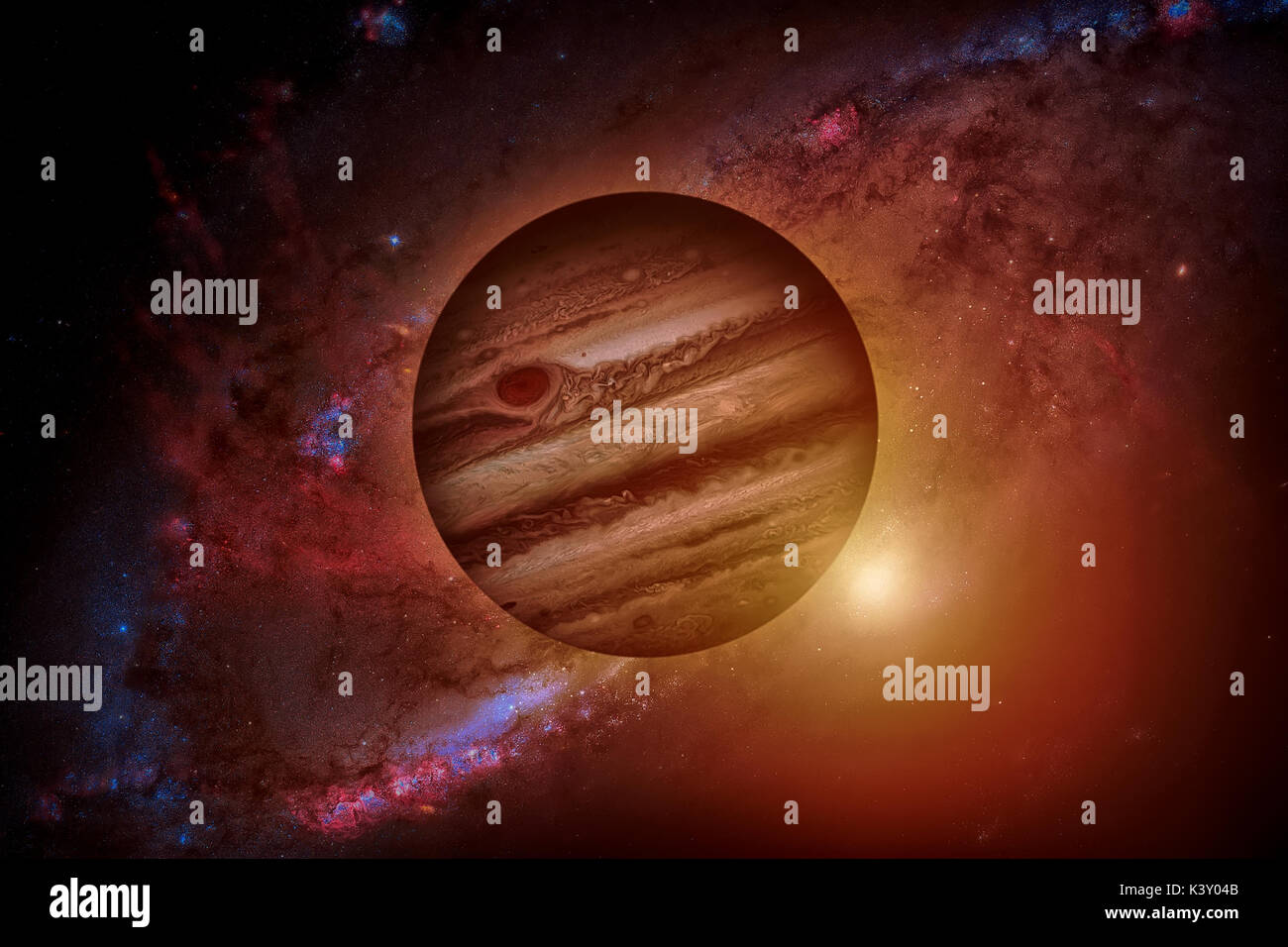 Solar System - Jupiter. It is the fifth planet from the Sun and the ...