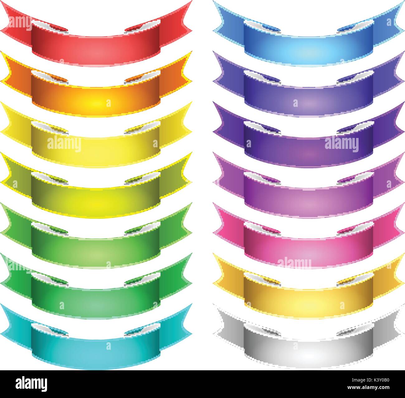vector ribbons set Stock Vector Image & Art - Alamy