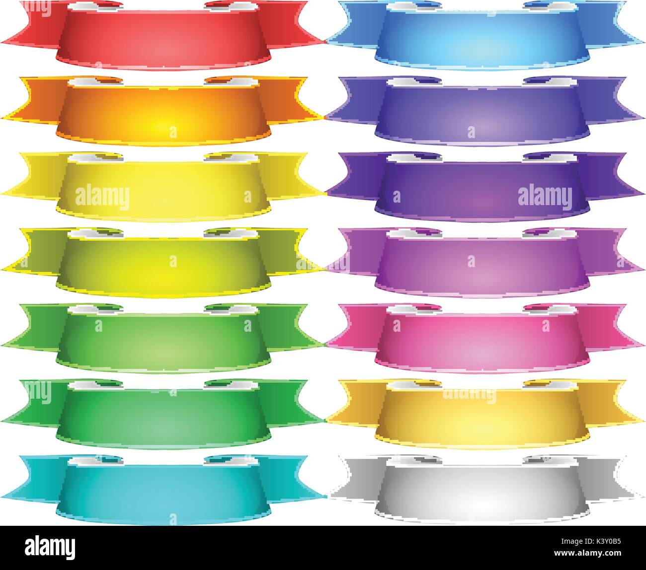 vector ribbons set Stock Vector Image & Art - Alamy
