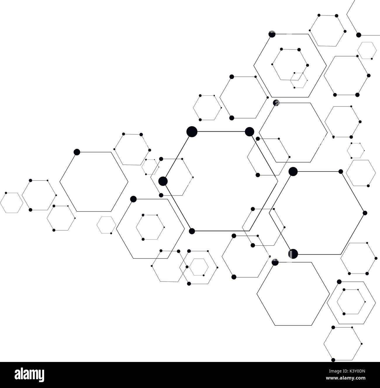 Molecular Connection Structure Stock Vector Image And Art Alamy