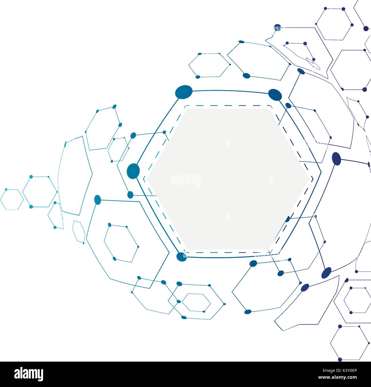 Molecular Connection Structure Stock Vector Image And Art Alamy