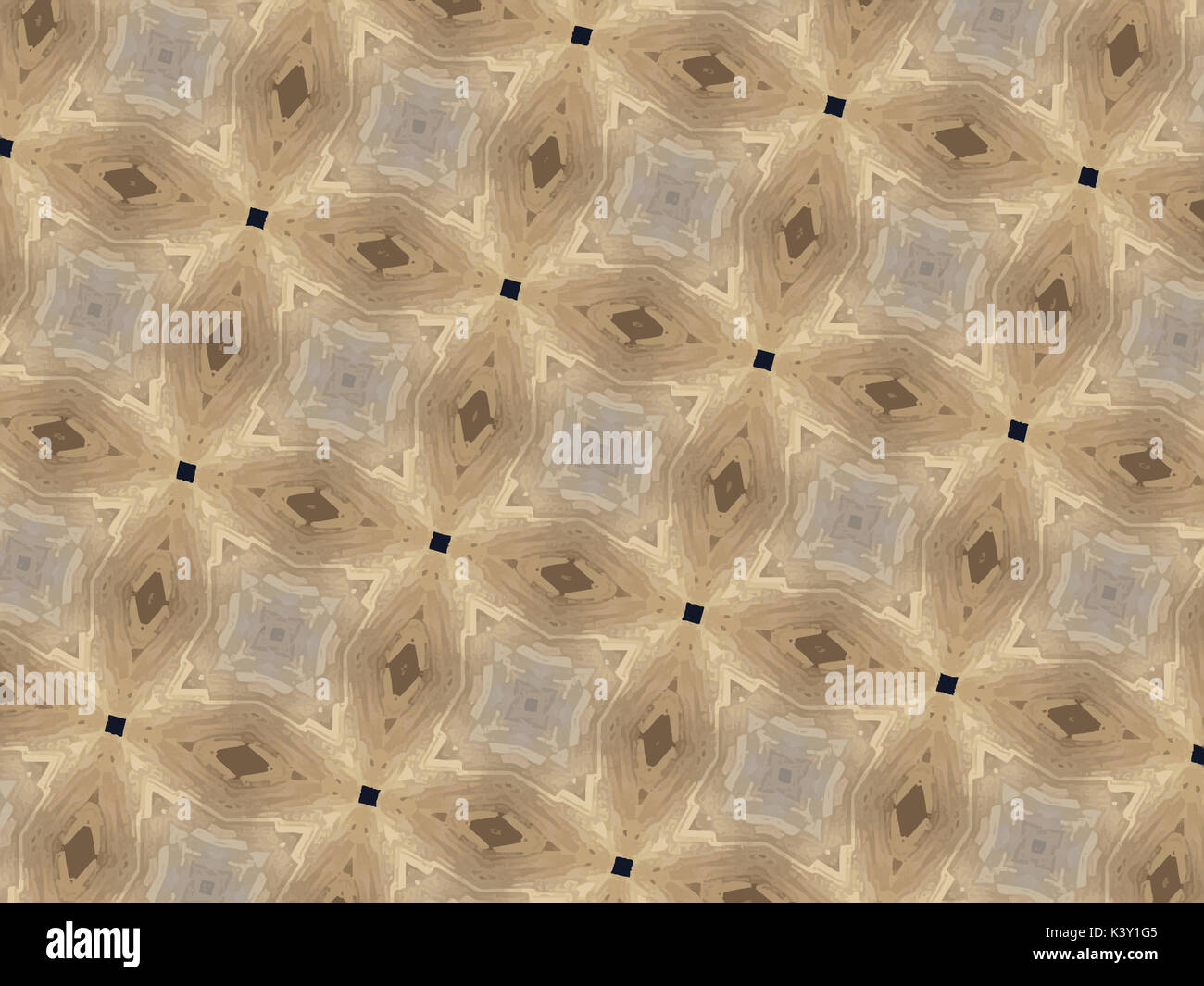 irregular retro pattern in beige and brown colors Stock Photo - Alamy