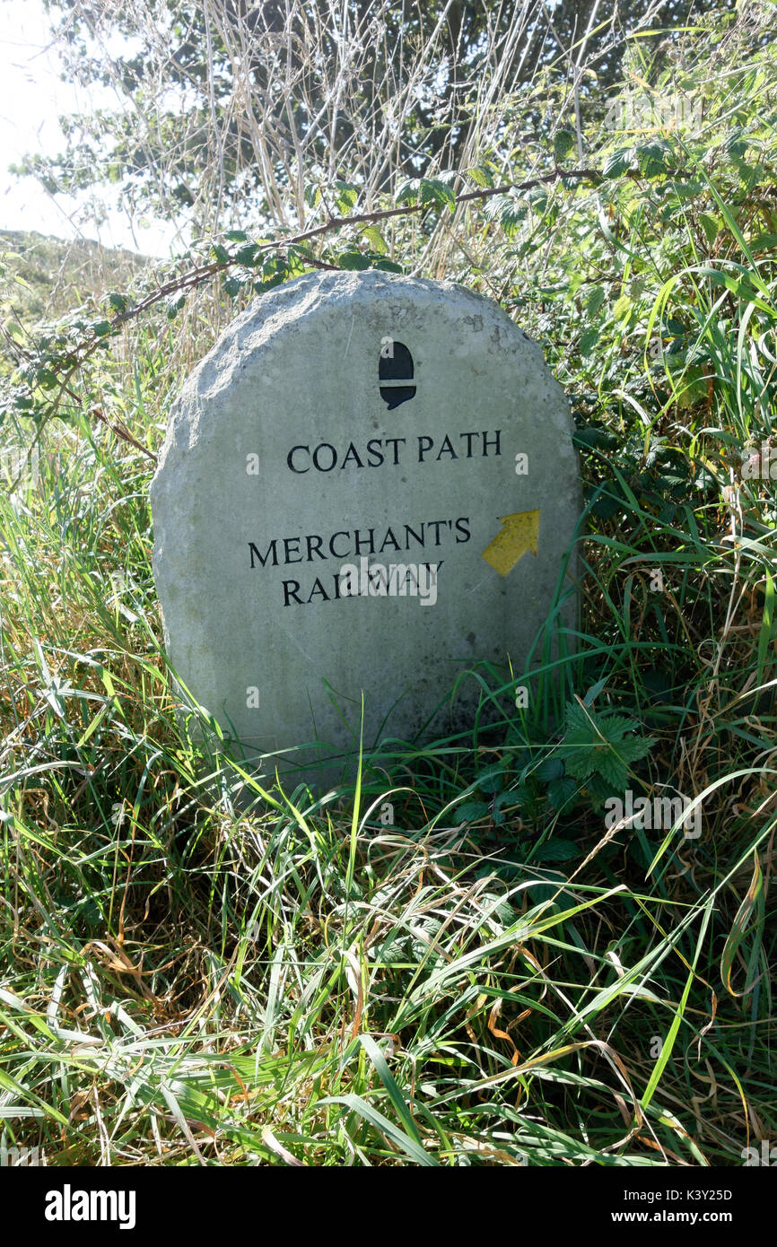 Coast to coast walk way marker hi-res stock photography and images - Alamy