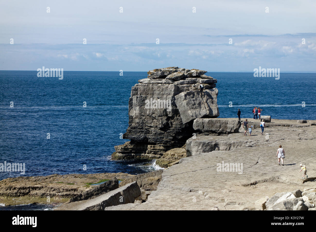 Pulpit Rock, Portland, Dorset, England Stock Photo - Alamy