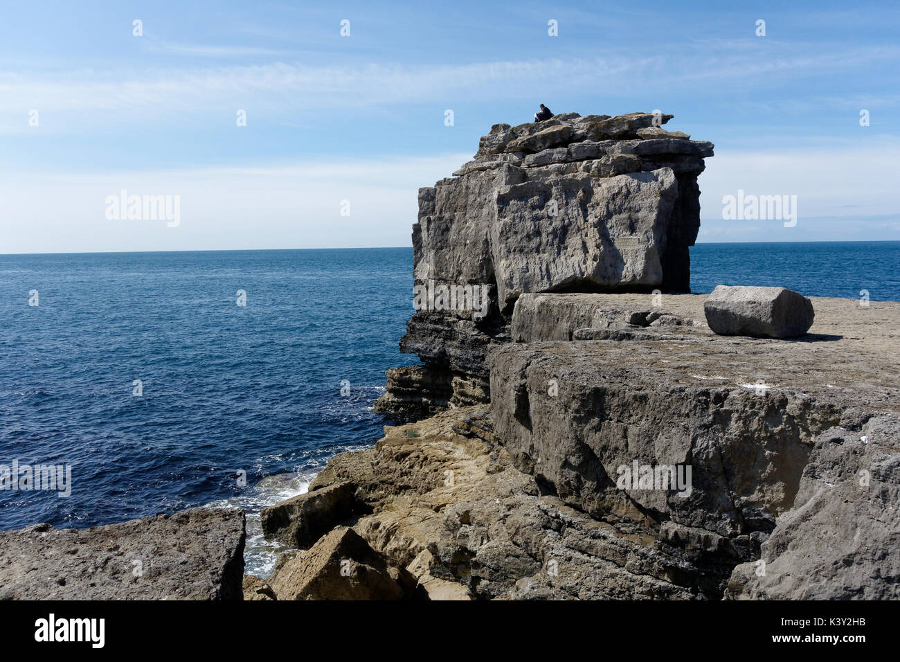 Pulpit Rock, Portland, Dorset, England Stock Photo - Alamy