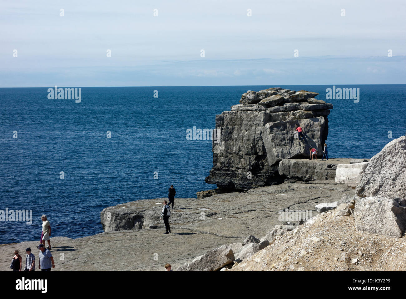 Pulpit Rock, Portland, Dorset, England Stock Photo - Alamy