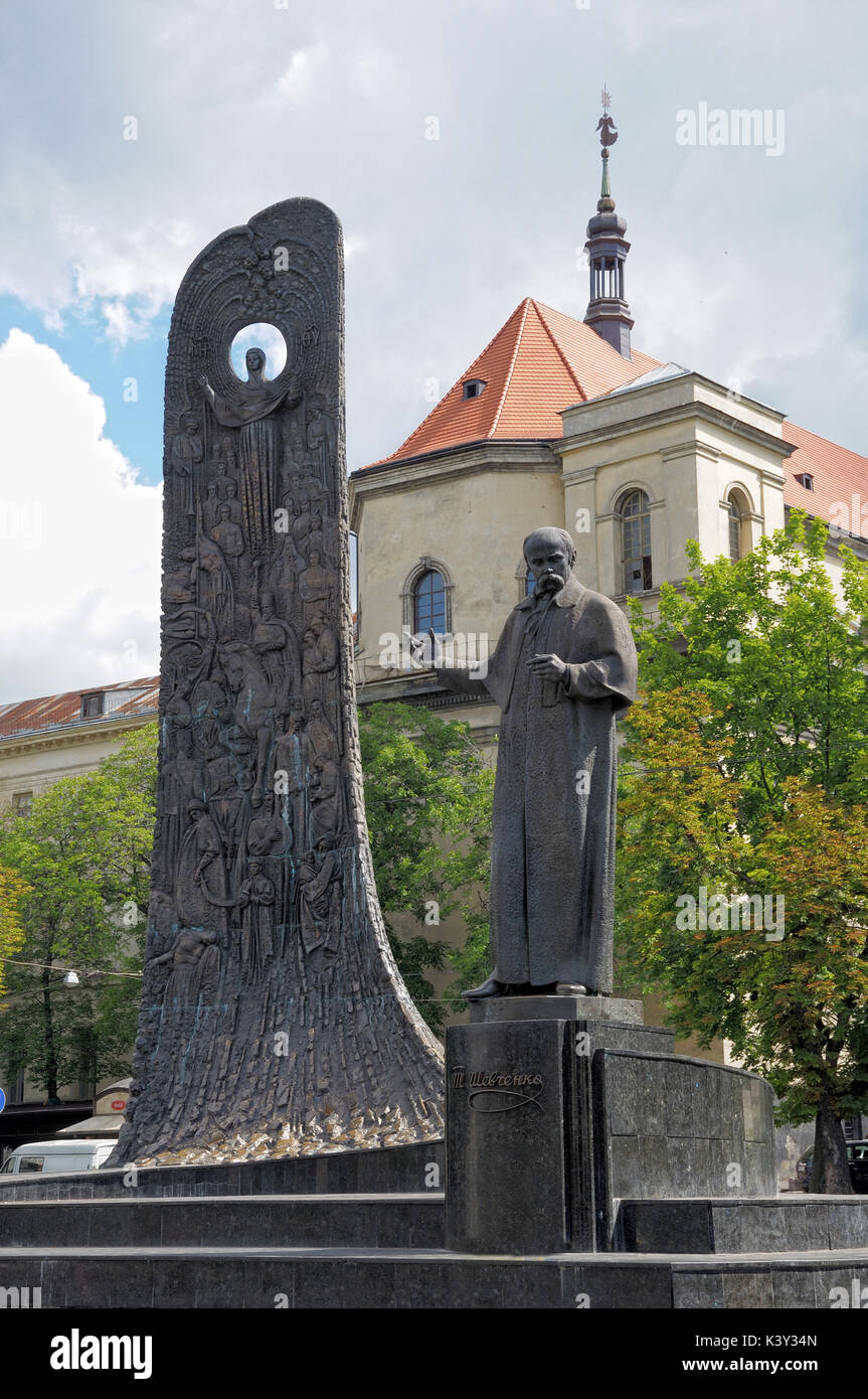 Taras shevchenko in lviv hi-res stock photography and images - Alamy