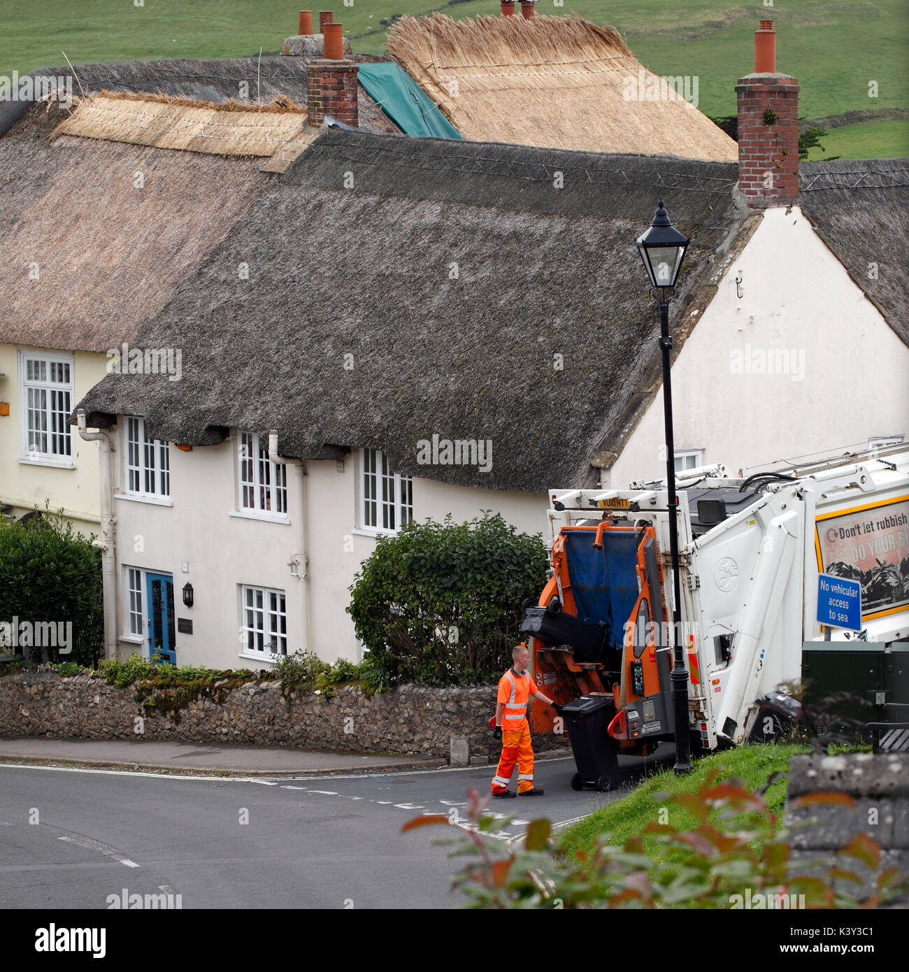 Bin collection village hi-res stock photography and images - Alamy