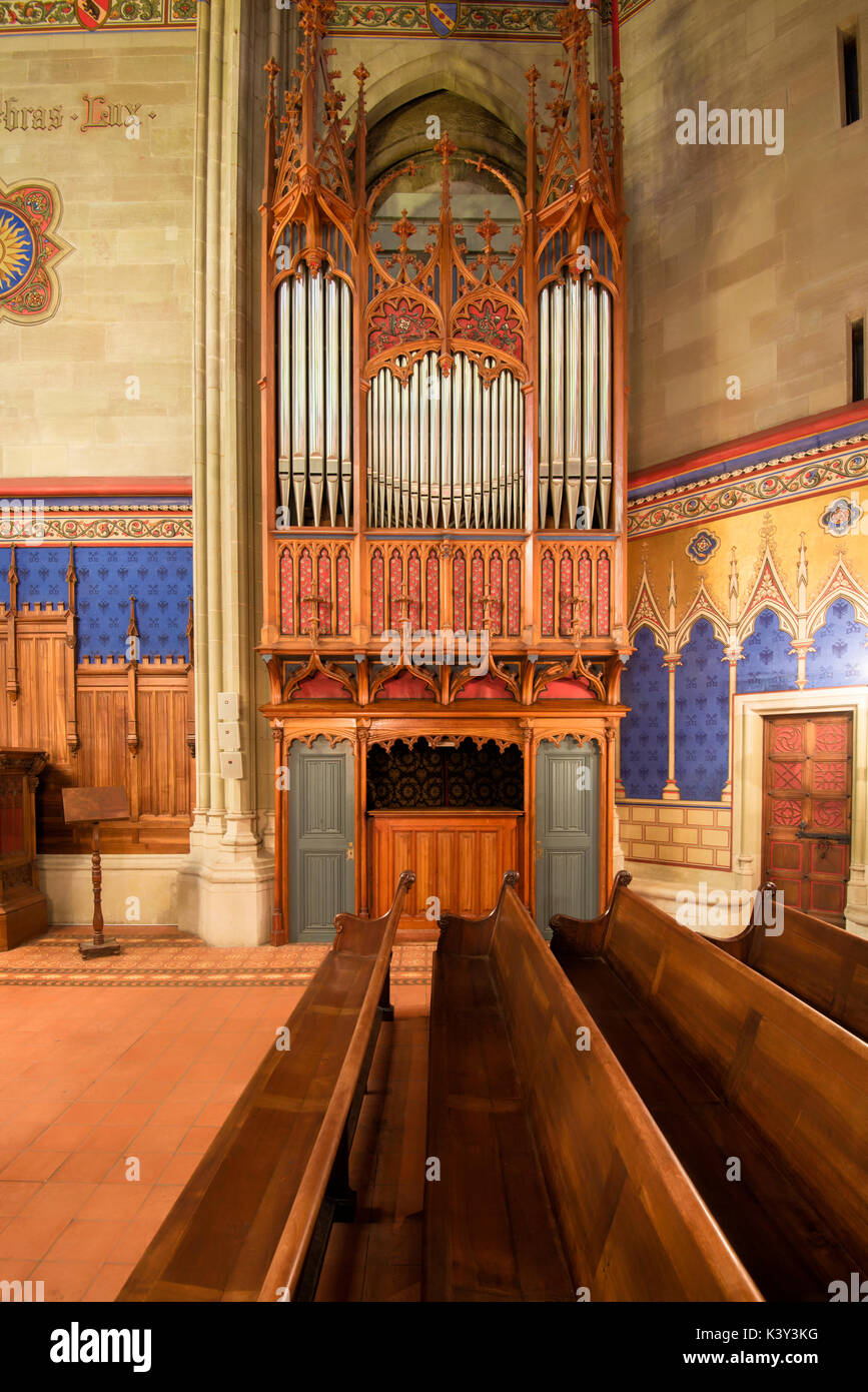 the historic Walcker organ in the Chapel of the Maccabees in St. Peter ...