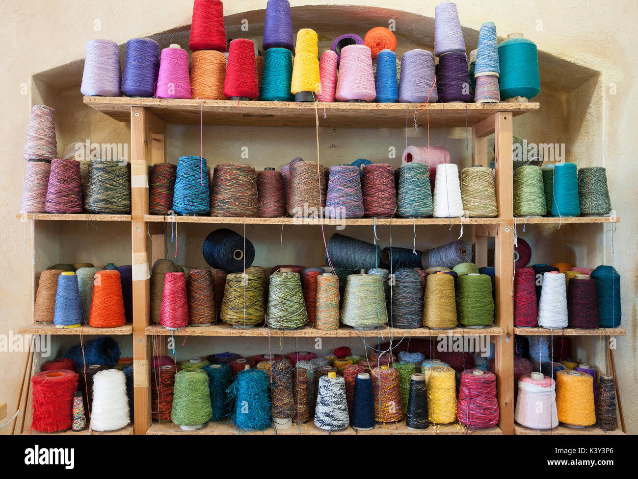 Colorful sewing thread Stock Photo - Alamy