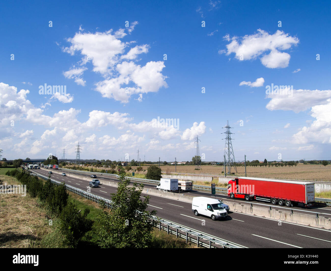 A1 highway italy hi-res stock photography and images - Alamy