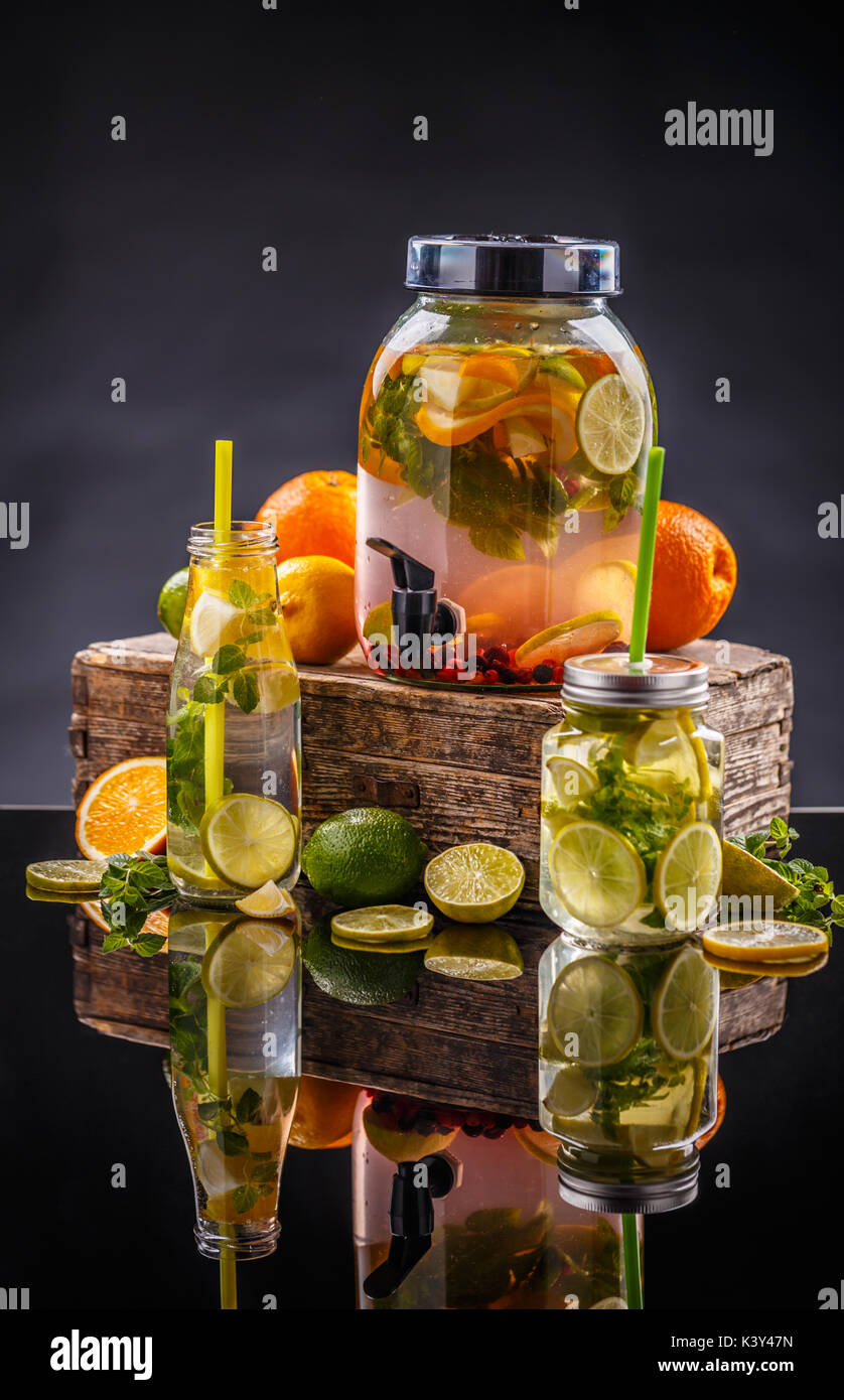 Fruits lemonade hi-res stock photography and images - Alamy