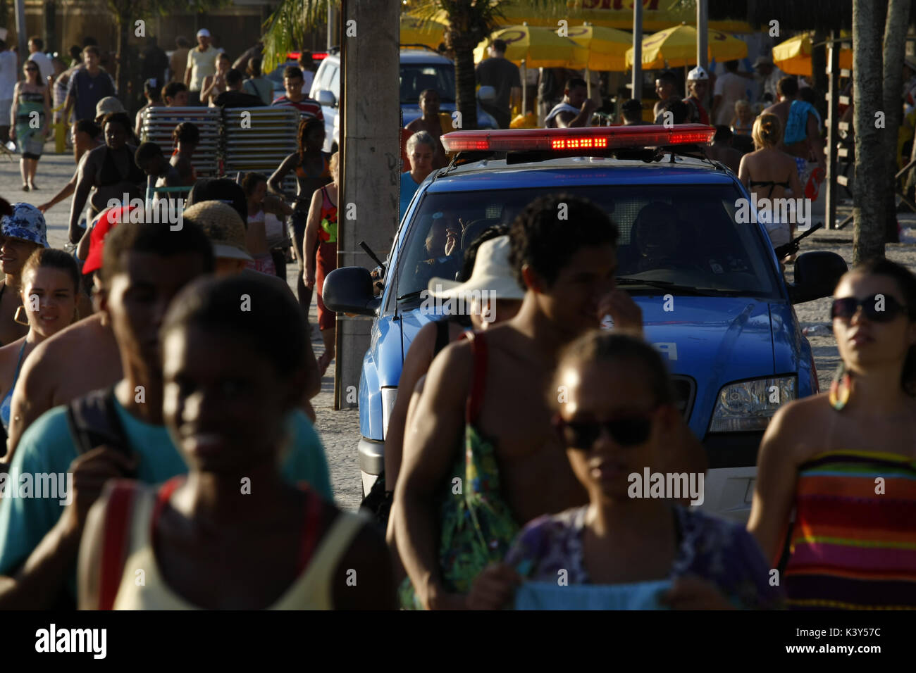 Rio police beach patrol hi-res stock photography and images - Alamy