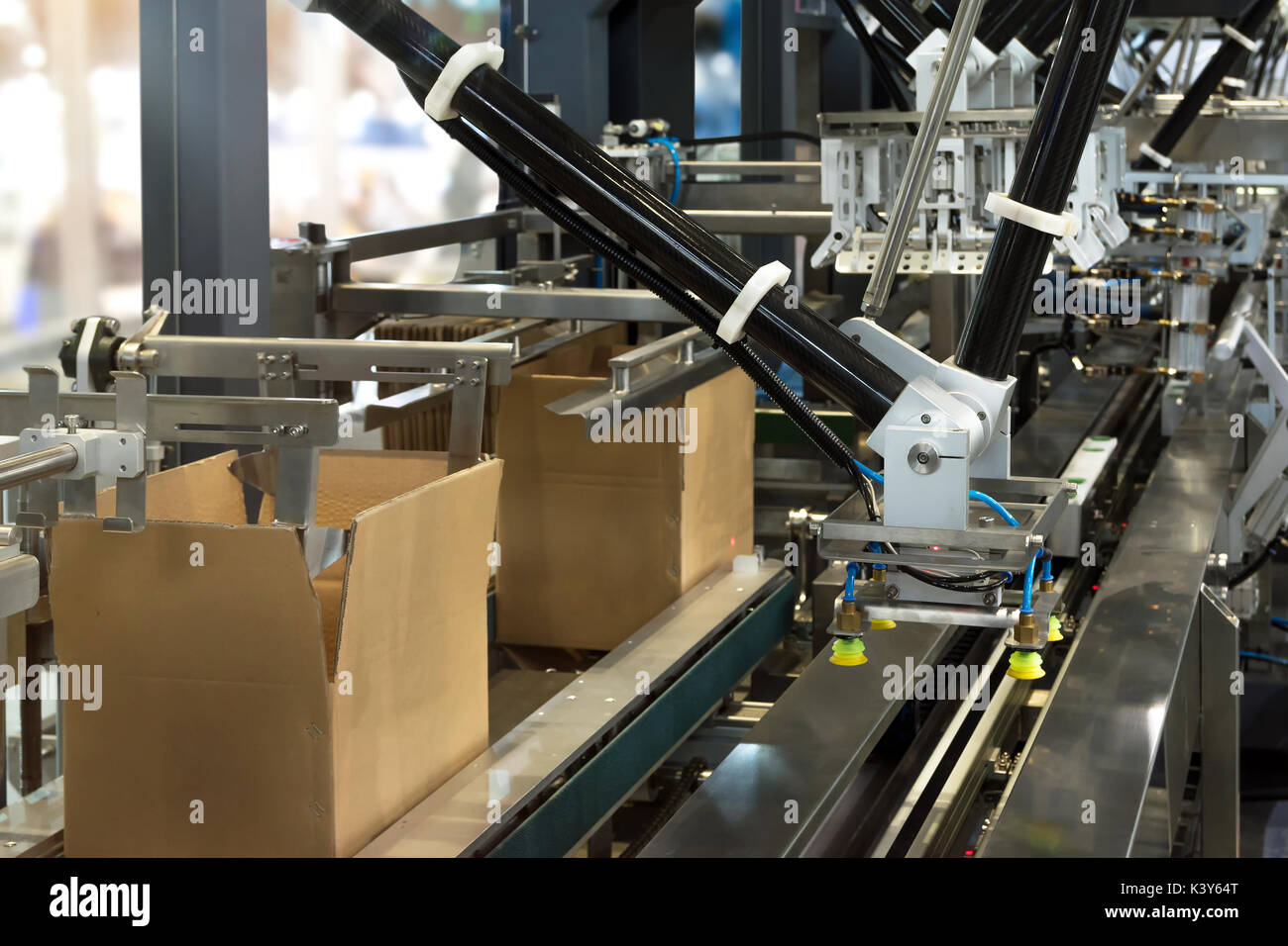 Smart conveyor industrial automation industry High Resolution Stock ...