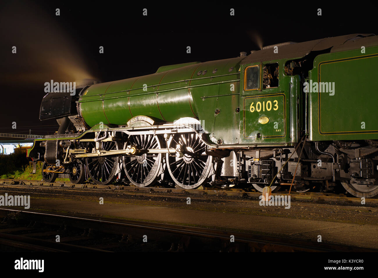 60103 Flying Scotsman Locomotive at Didcot Railway Centre Stock Photo ...