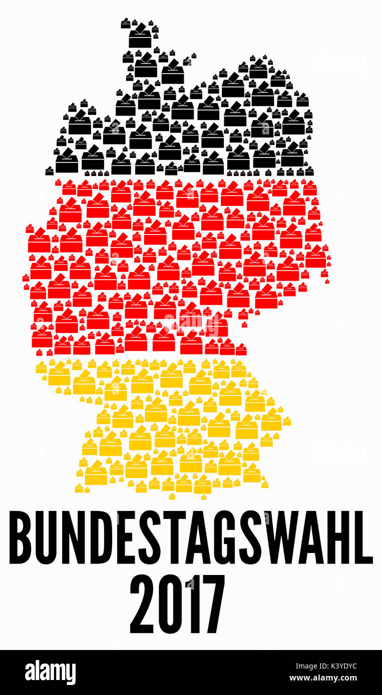 German federal election 2017 with German text Stock Photo - Alamy