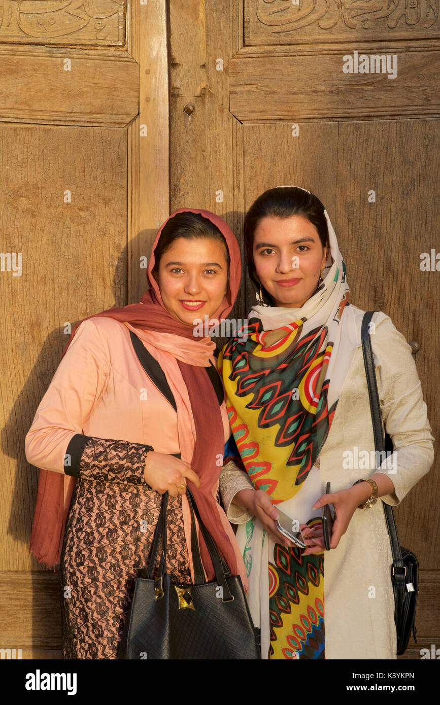Iranian friends, Yazd, Iran Stock Photo - Alamy