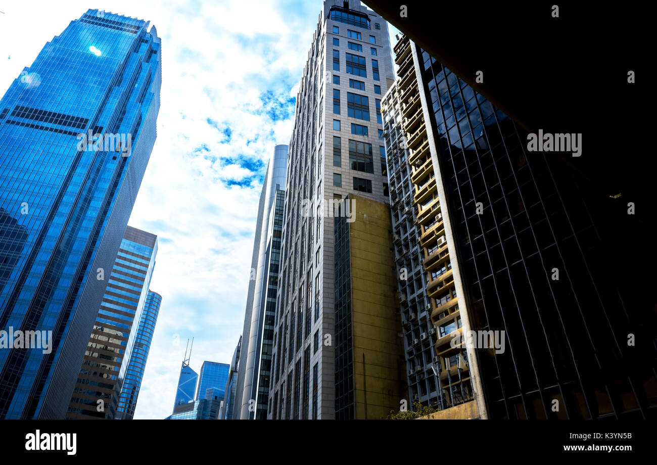 Hong Kong Modern office building Stock Photo - Alamy