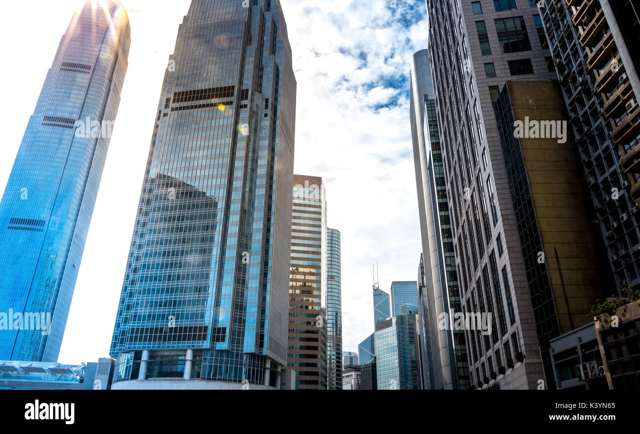 Hong Kong Modern office building Stock Photo - Alamy