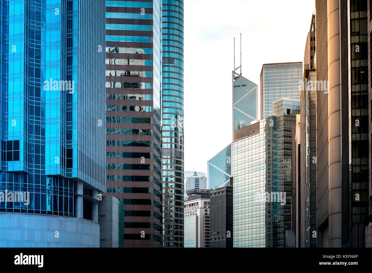 Hong Kong Modern office building Stock Photo - Alamy