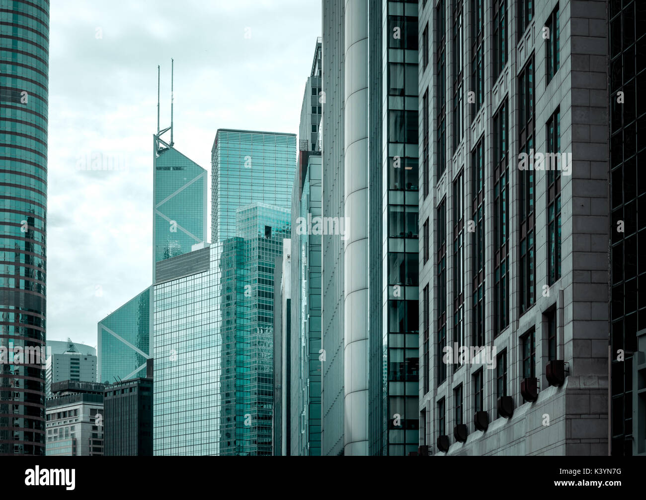 Hong Kong Modern office building Stock Photo - Alamy