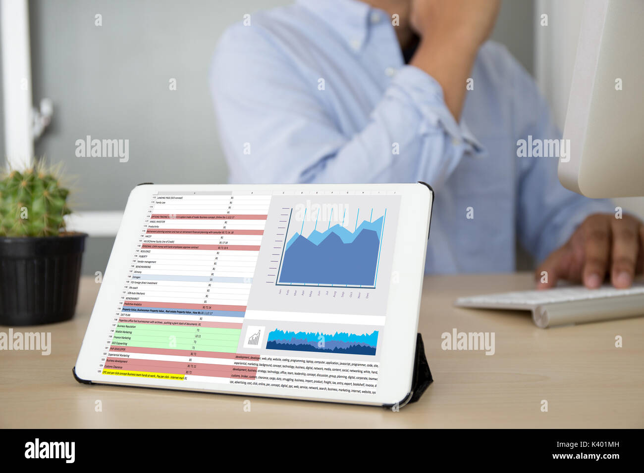 Business Information Technology people work hard Data Analytics ...