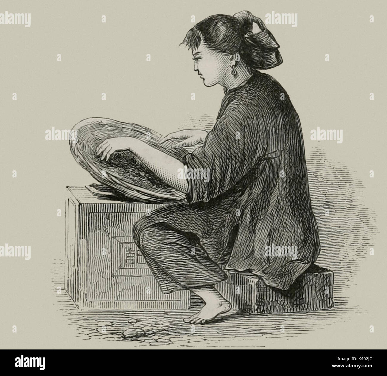 Canton china illustration hi-res stock photography and images - Alamy