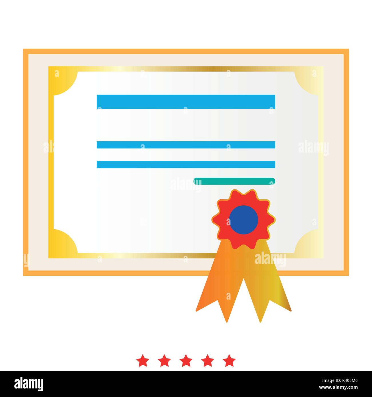 Sertificate Stock Vector Images - Alamy