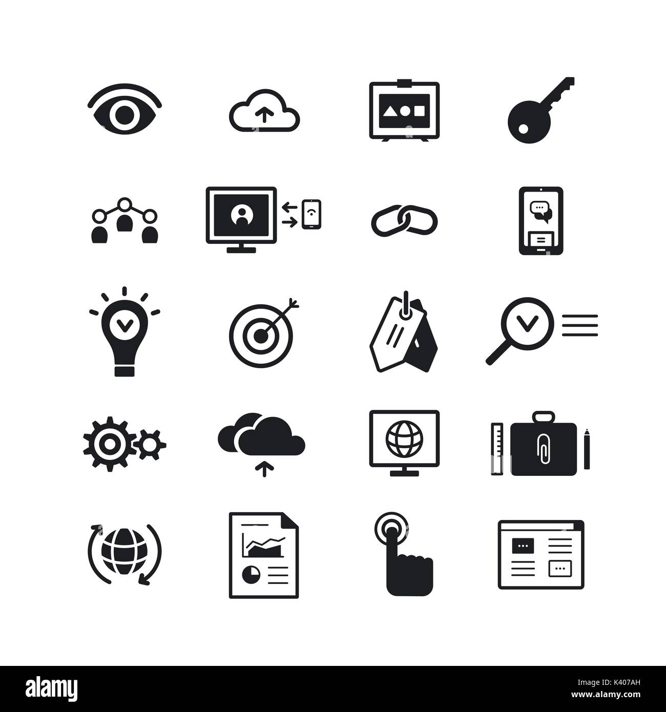 Data and analysis and computer and shop Stock Vector Images - Alamy