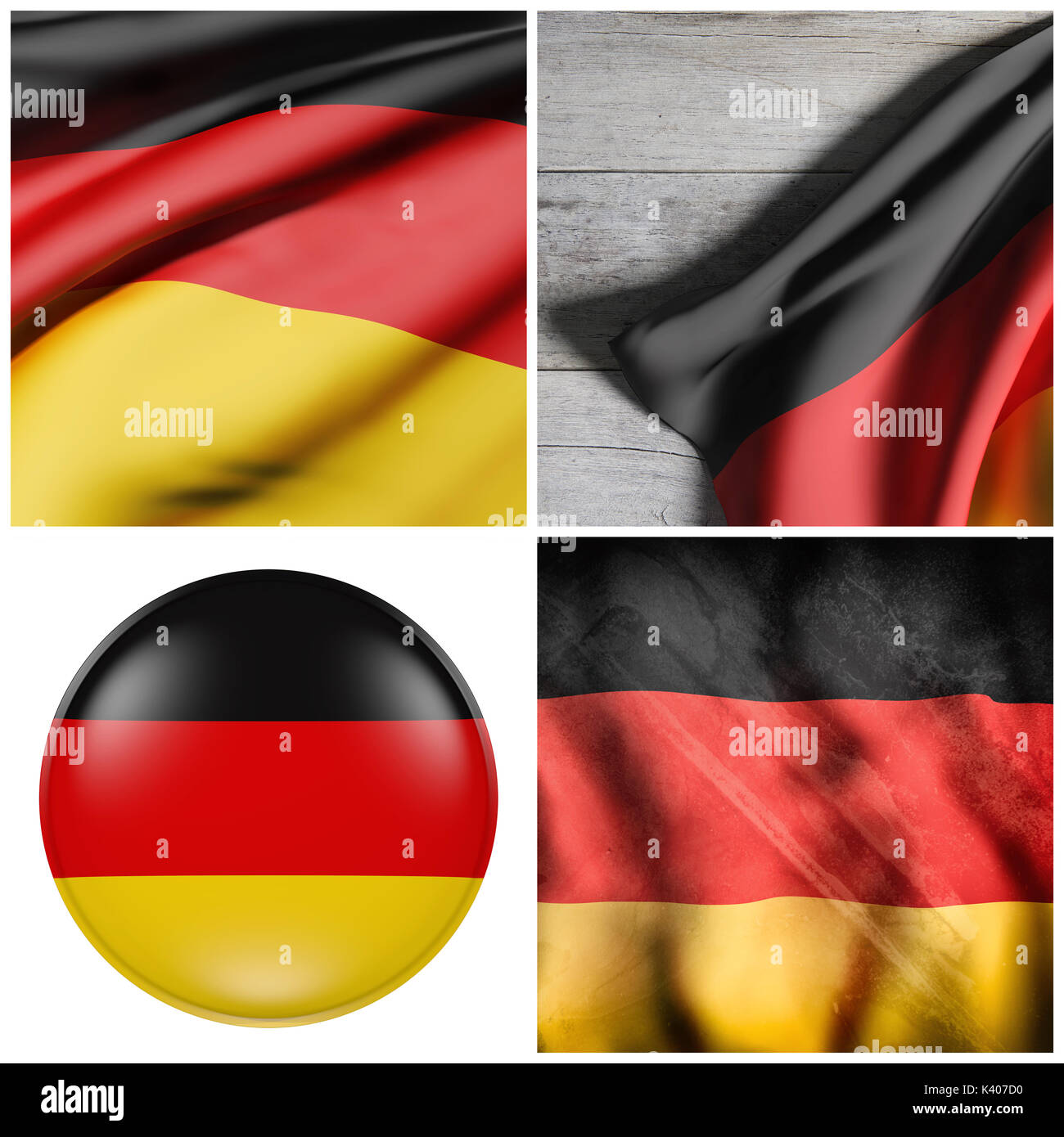 German european union flags waving hi-res stock photography and images ...