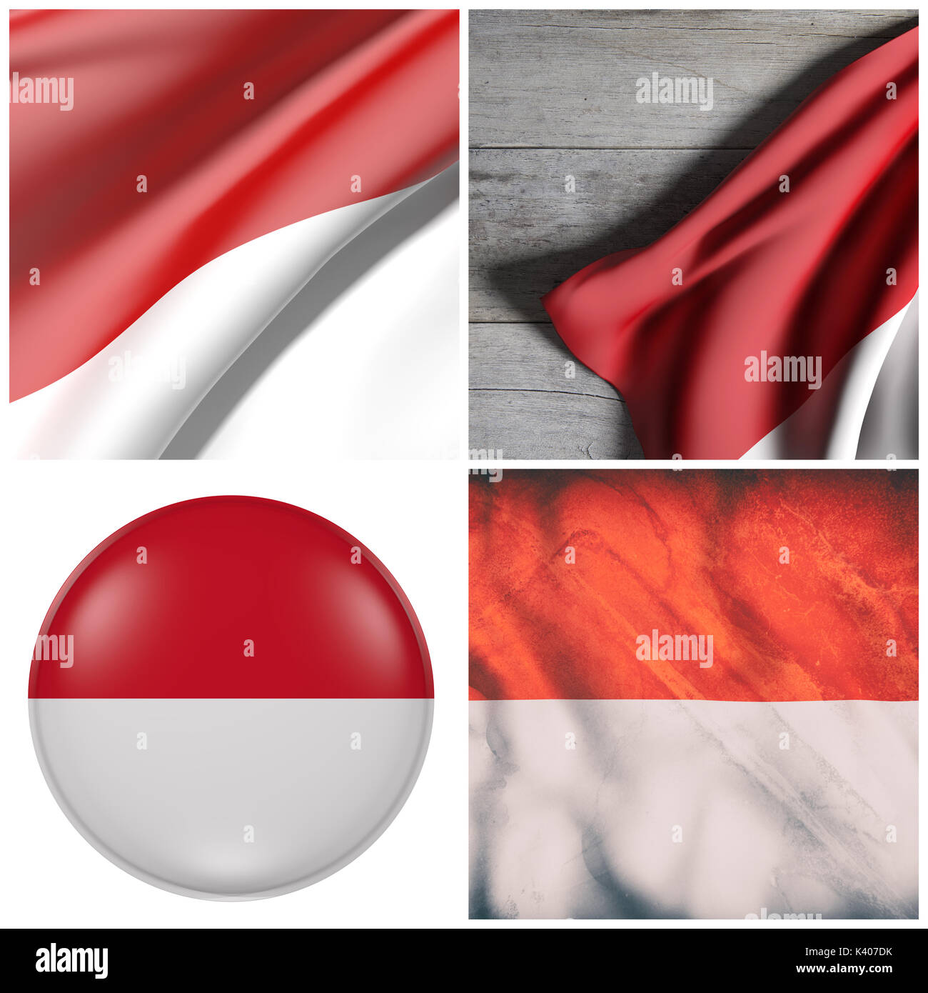 Monaco flags hi-res stock photography and images - Alamy