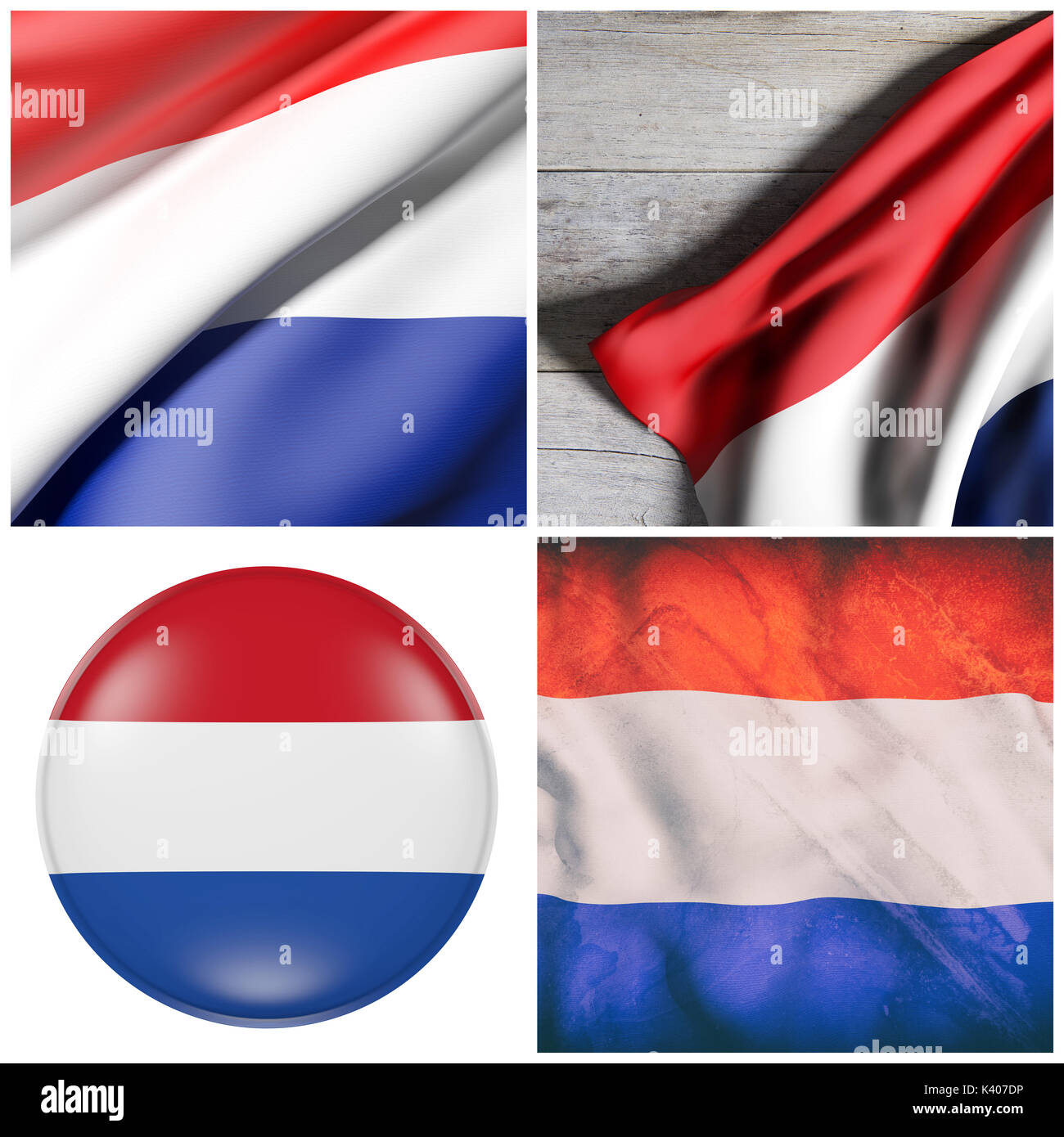 3d flag of the amsterdam hi-res stock photography and images - Alamy