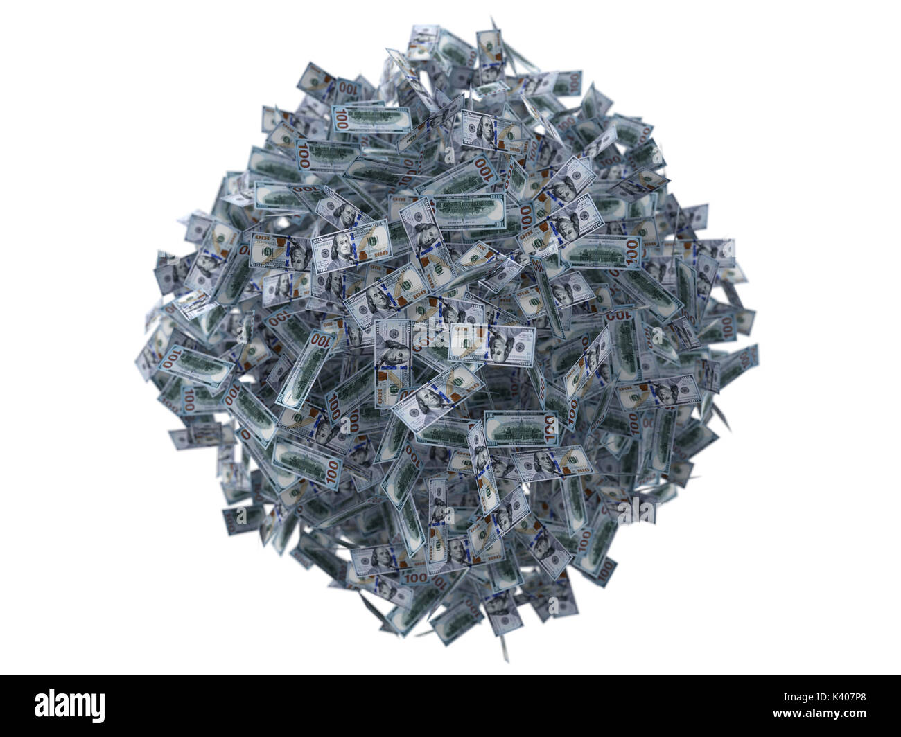 3d render flying dollar bill hi-res stock photography and images - Alamy