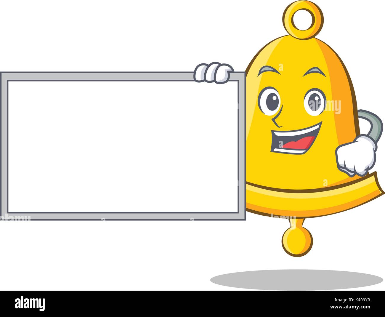With board school bell character cartoon Stock Vector Image & Art - Alamy