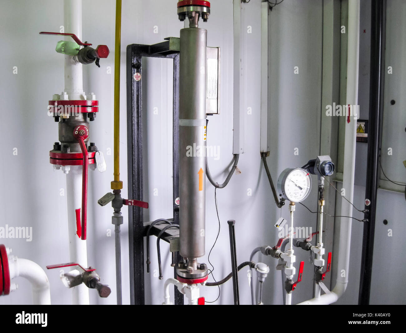 Moisture meter. The device on the oil metering unit for measuring the ...