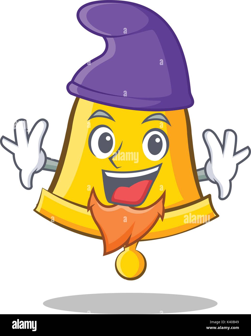 Elf school bell character cartoon Stock Vector Image & Art - Alamy