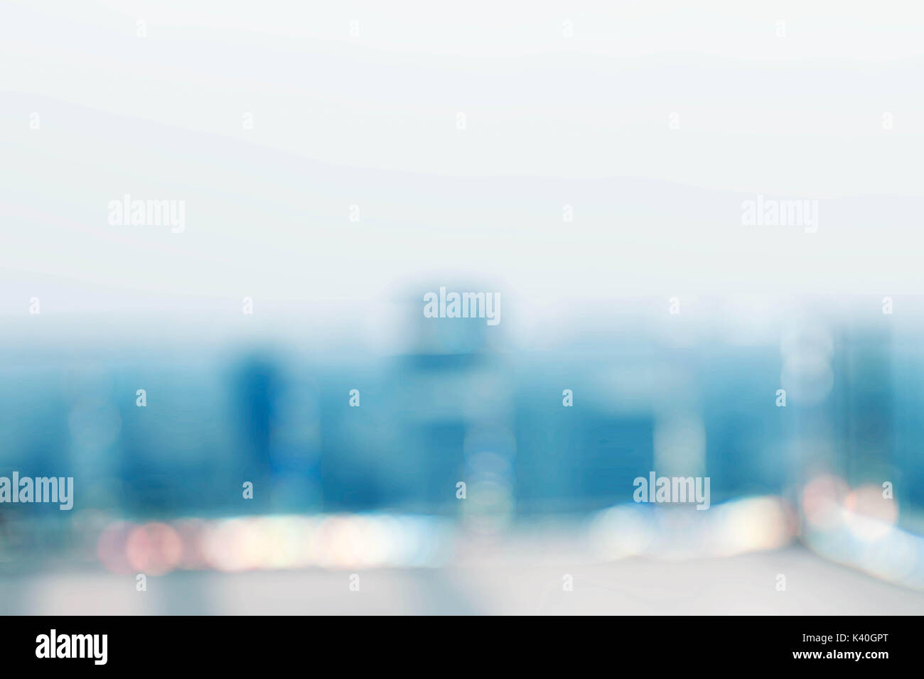 Blurred images of balconies on city buildings Stock Photo - Alamy