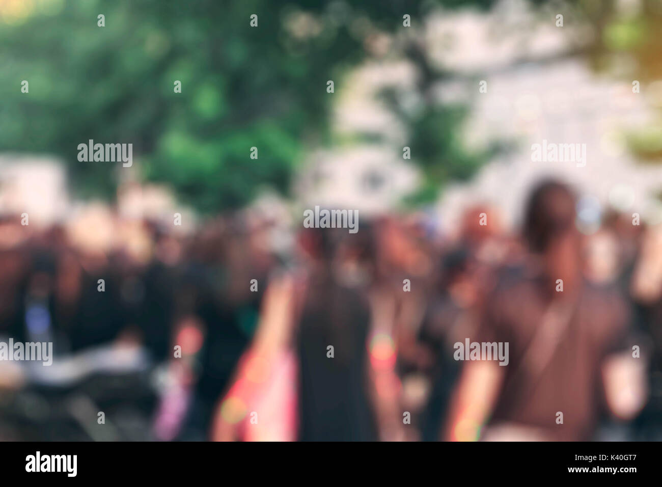 Crowd blurred images hi-res stock photography and images - Alamy
