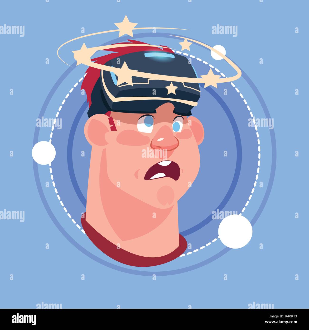 Man Dizzy Male Emoji Wearing 3d Virtual Glasses Emotion Icon Avatar ...