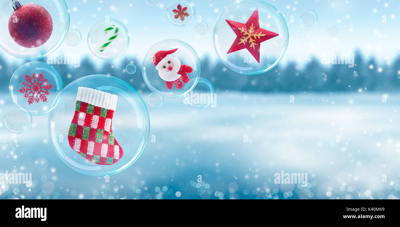Blue christmas bubble hi-res stock photography and images - Alamy