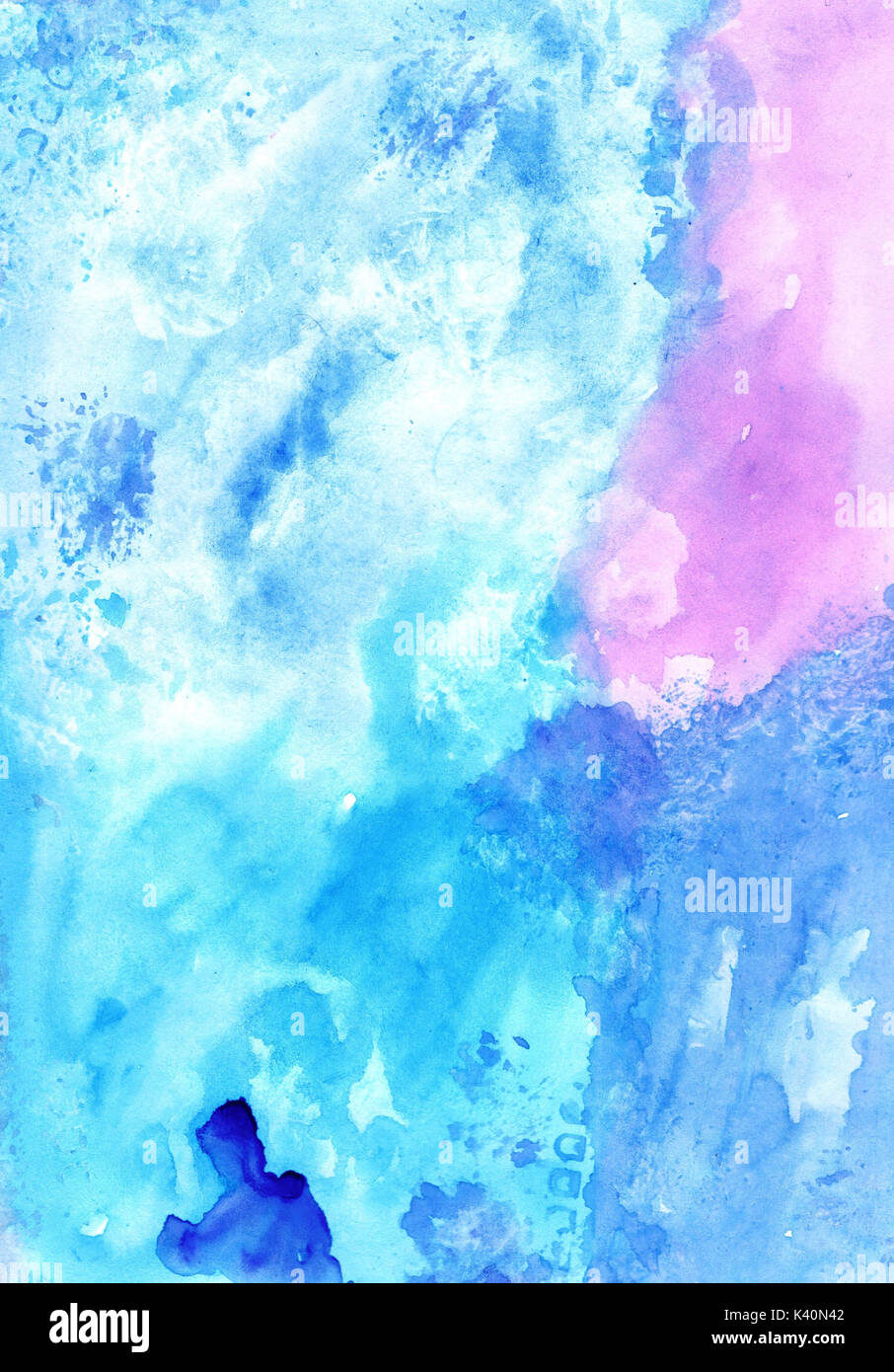 Watercoloк hand drawing colorful background. Cute texture for print and ...