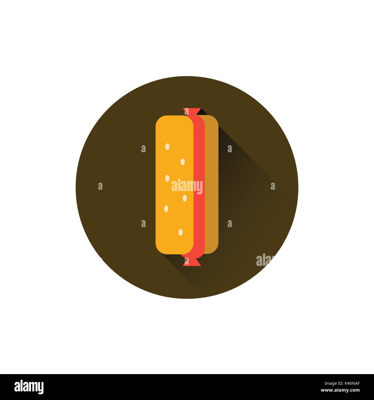 Sign street food hamburger Cut Out Stock Images & Pictures - Alamy