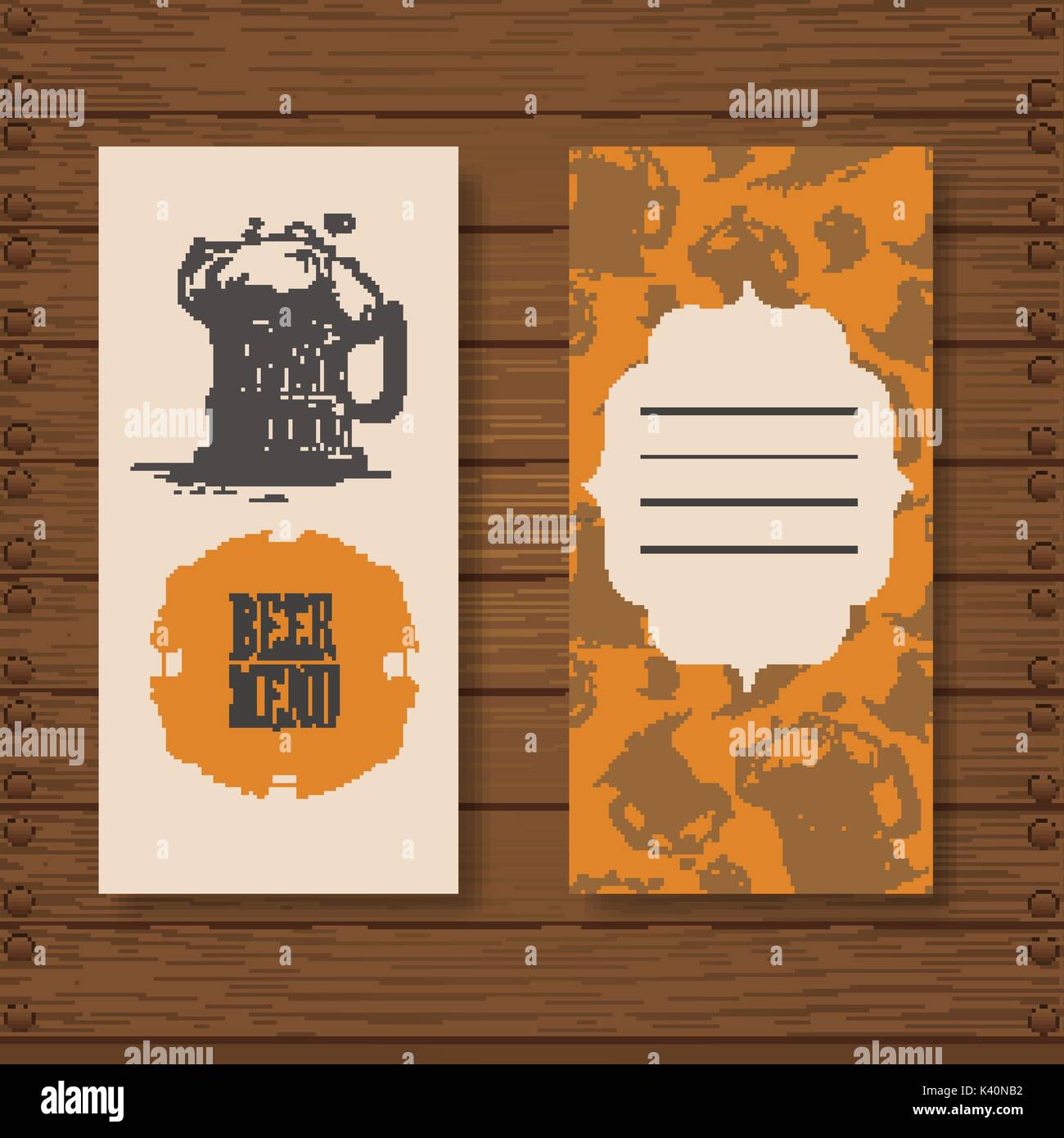 The bavarian restaurant Stock Vector Images - Alamy