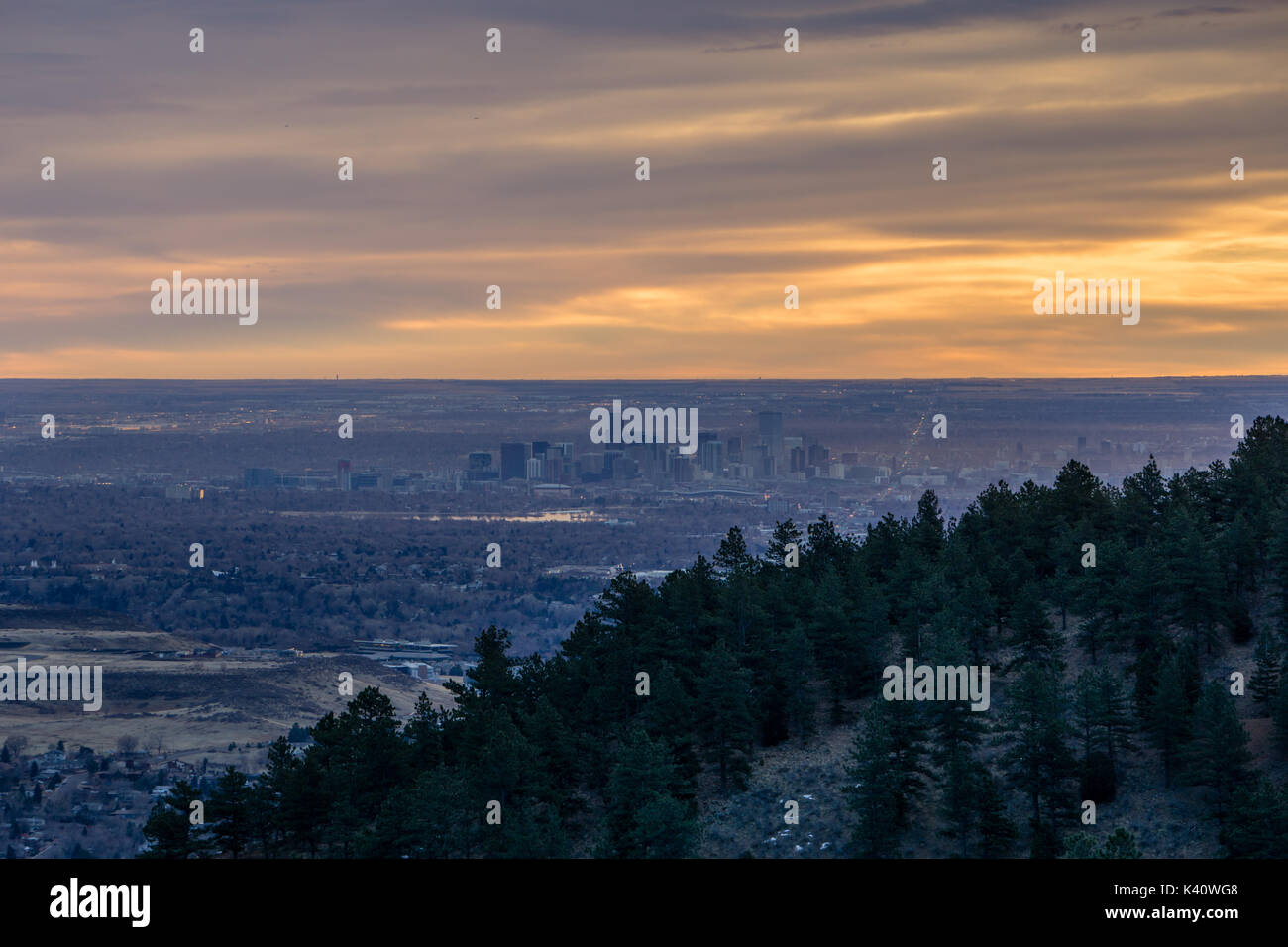 From Table Mountain, in Golden, Colorado Stock Photo - Alamy