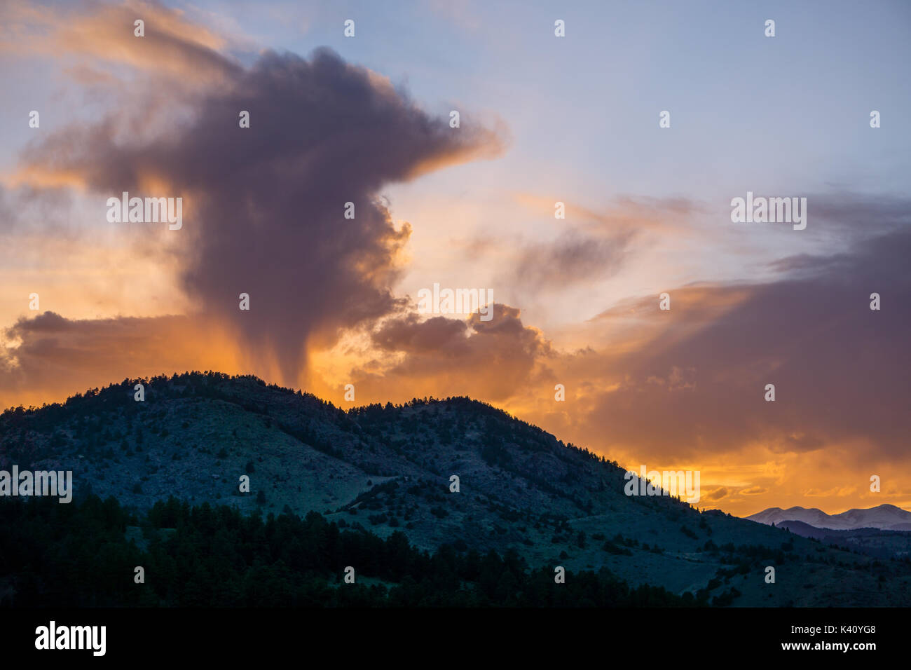 From Mount Falcon Park, in Morrison Colorado Stock Photo - Alamy